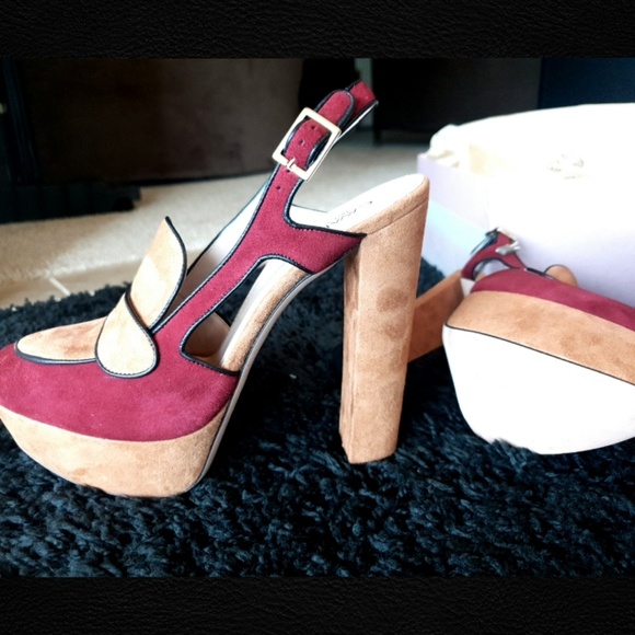 Cavallini | Shoes | Cavallini Burgundy Color Sandal 8 Made In Italy ...